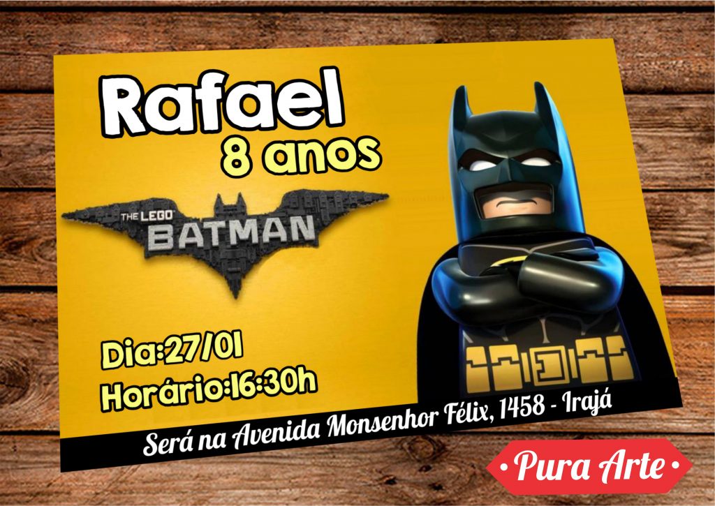 Convite do Batman: 30 Ideias Para Você Se Inspirar