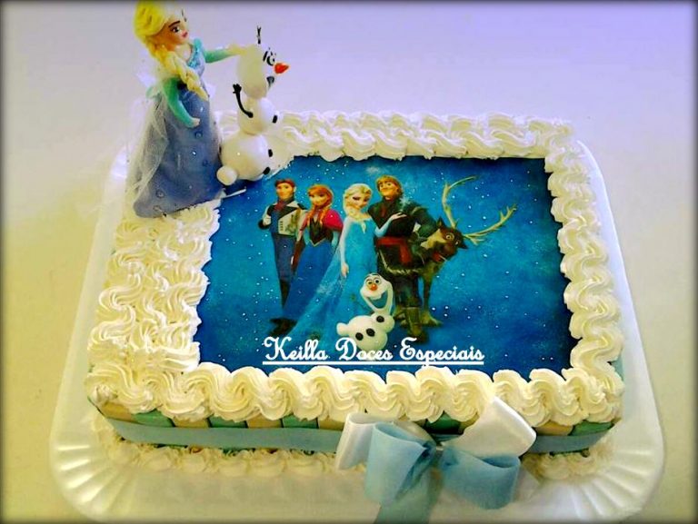 Bolo da Frozen: 100 Melhores ideias para você se inspirar!