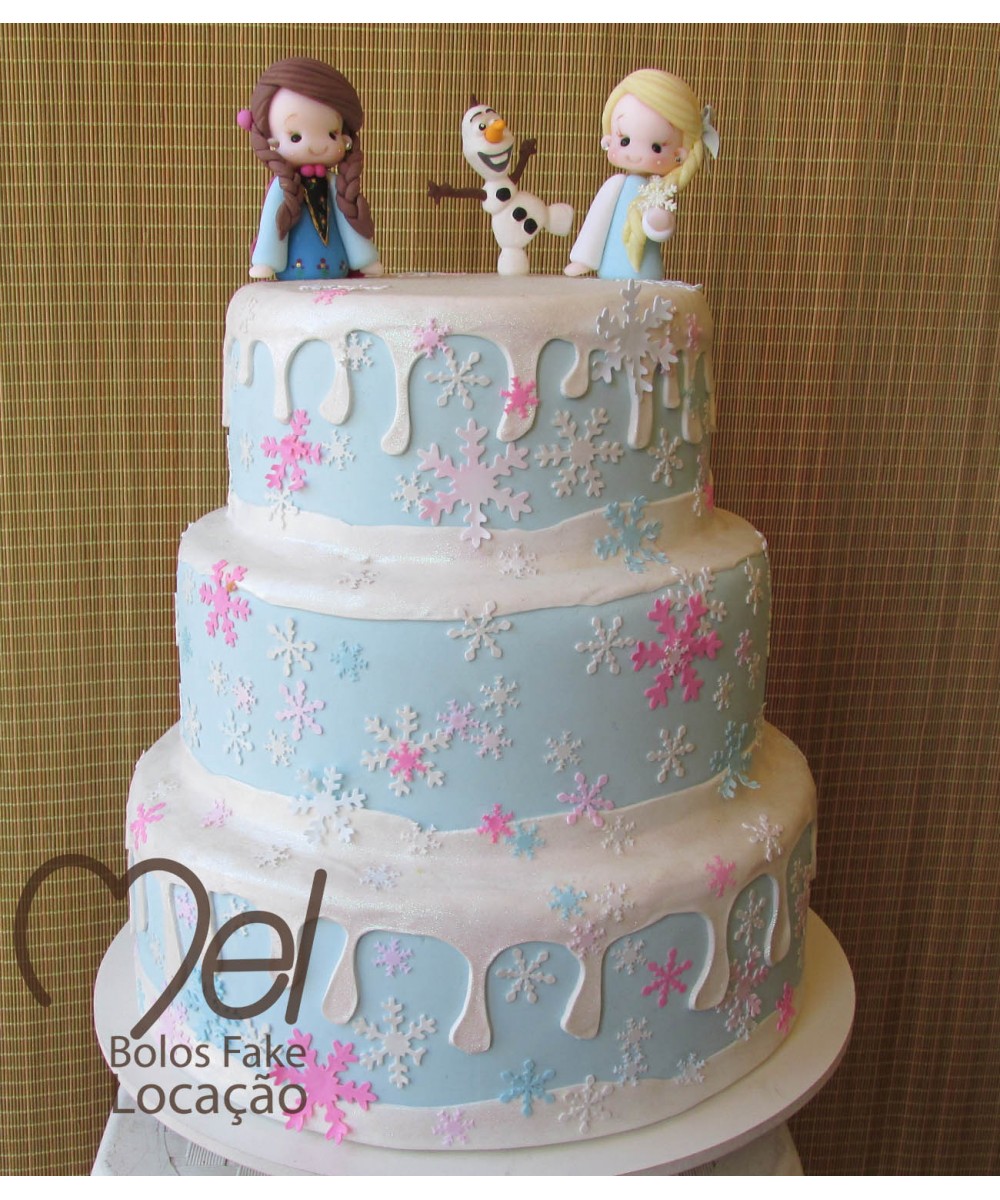 Bolo da Frozen: 100 Melhores ideias para você se inspirar!
