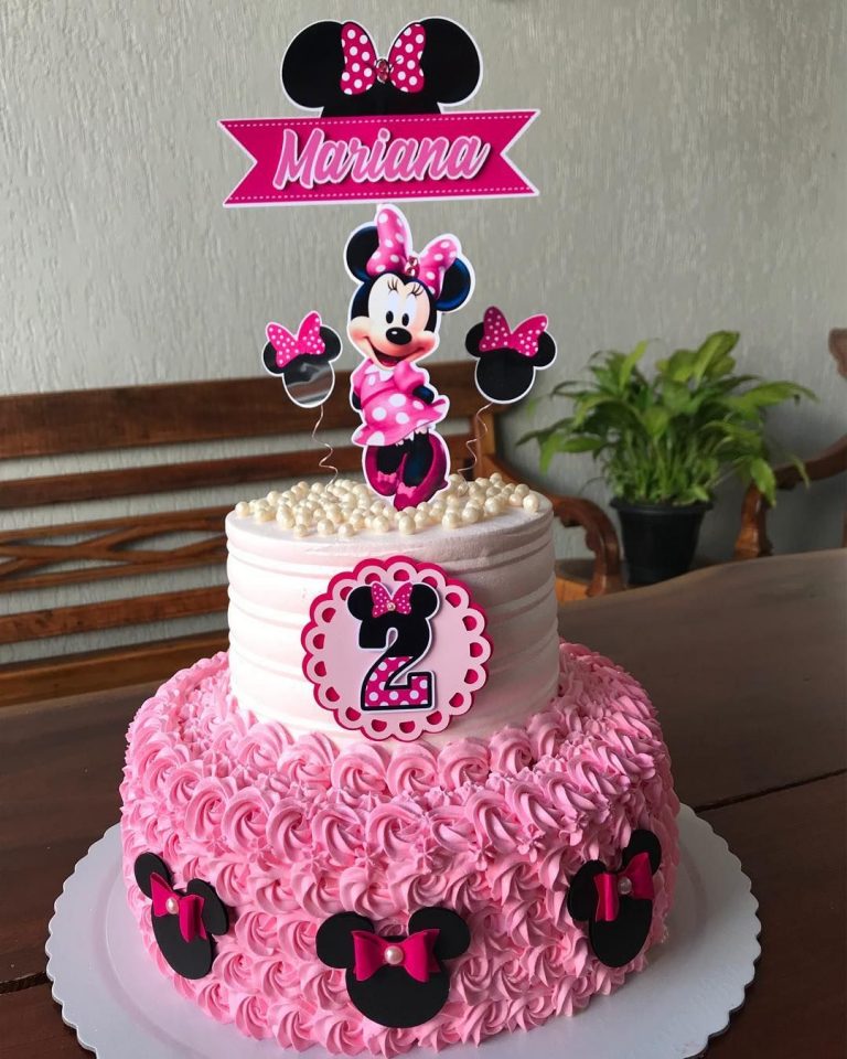 Bolo da Minnie: 120 dicas fofas e delicadas para a sua festa
