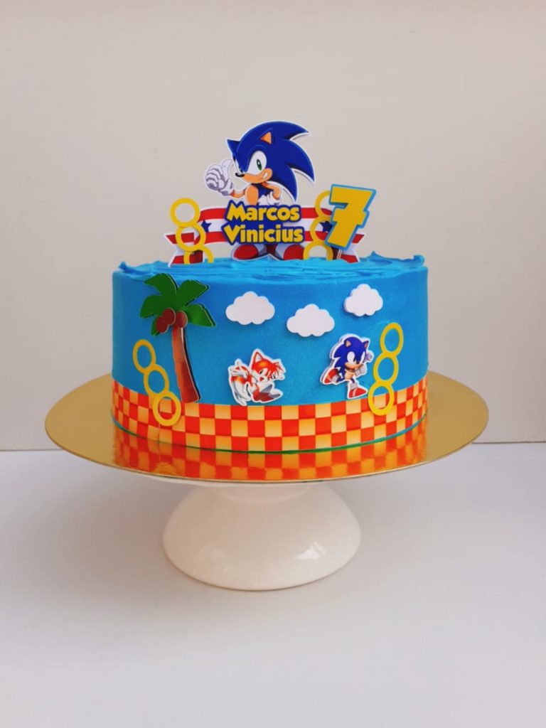 Bolo do Sonic: 80 dicas criativas para você que é fã do game