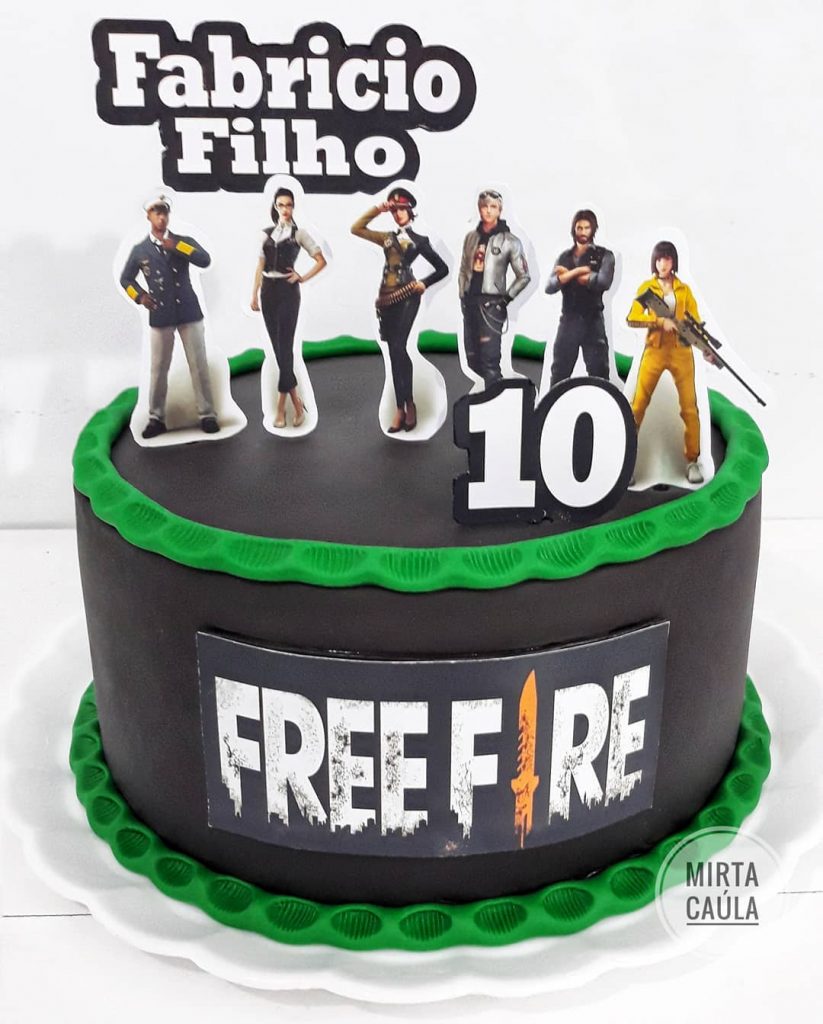 Bolo Free Fire: 70 Modelos Especiais Inspirados no Jogo