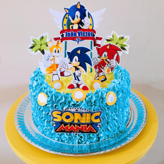 Bolo do Sonic: 80 dicas criativas para você que é fã do game
