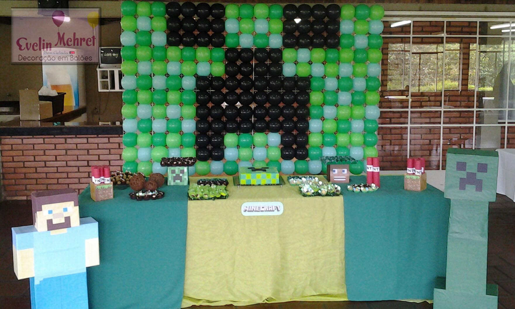 Festa minecraft: 70 modelos e ideias para decoração incríveis!