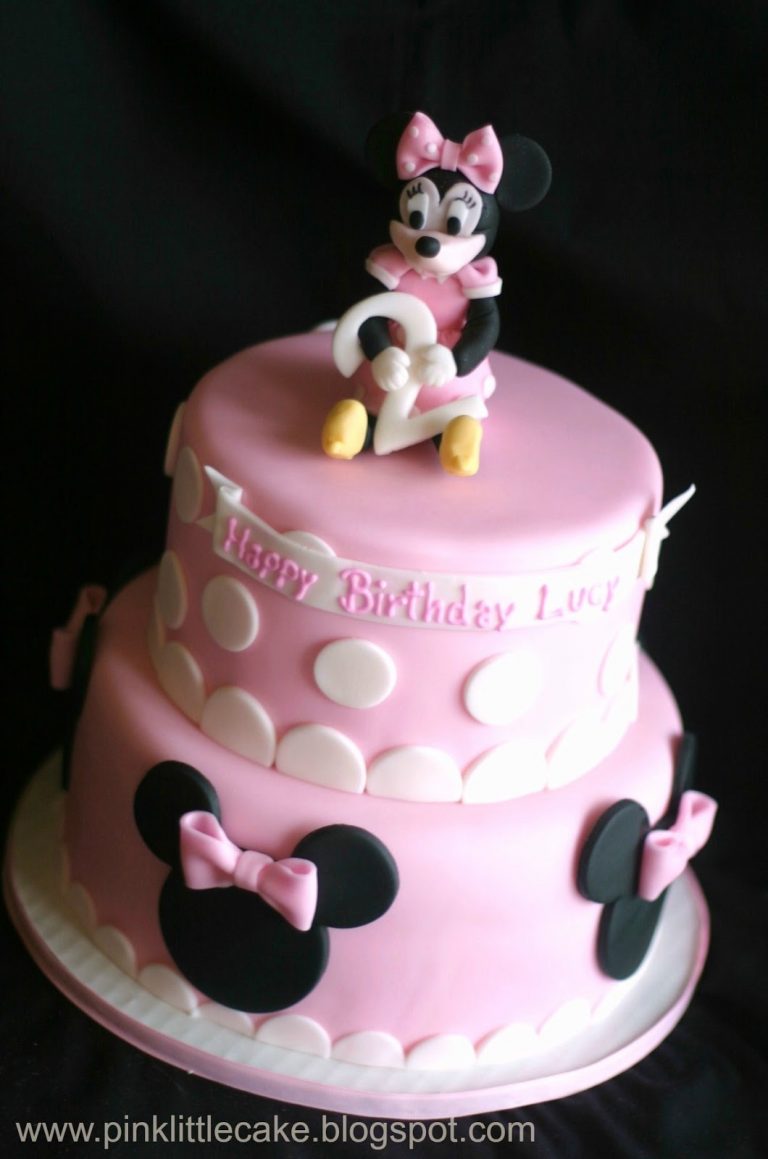 Bolo da Minnie rosa: 70 modelos lindos e criativos para se inspirar ...