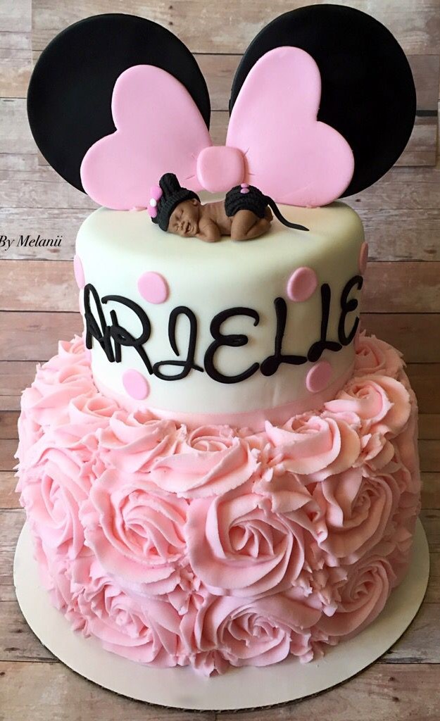 Bolo da Minnie rosa: 70 modelos lindos e criativos para se inspirar ...