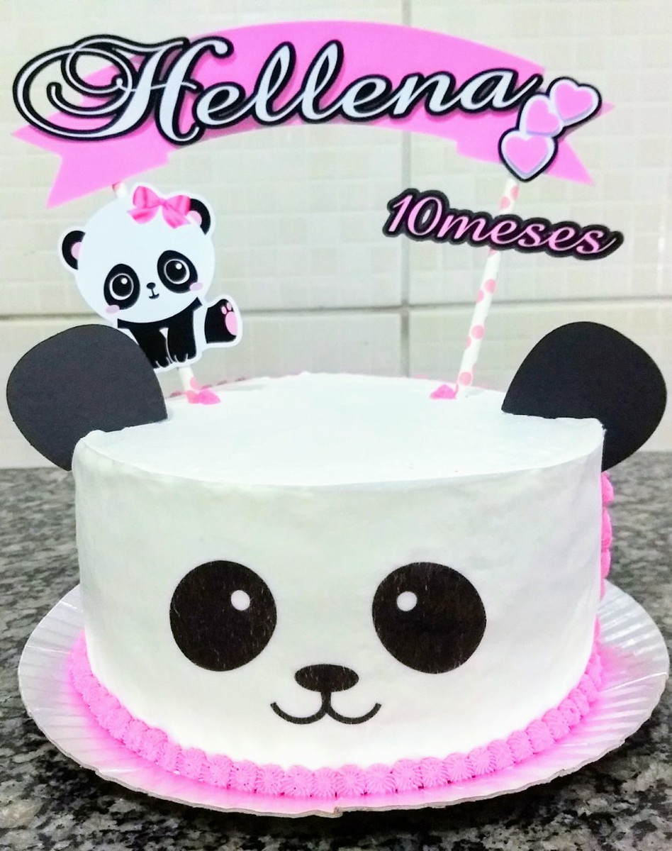 Bolo panda: 60 modelos e ideias atrativas para se inspirar, confira!