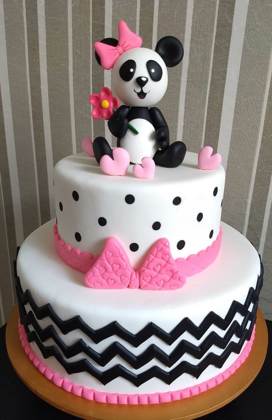 Bolo panda: 60 modelos e ideias atrativas para se inspirar, confira!