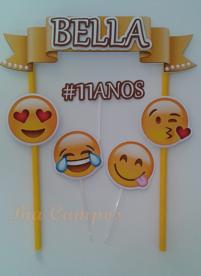 Bolo Emoji: 60 modelos lindinhos para se inspirar, confira!