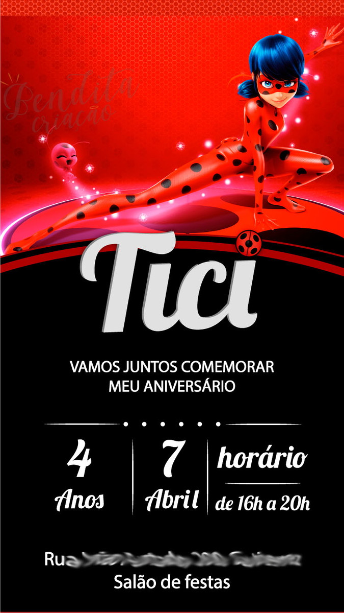 Convite Ladybug: 75 modelos fantásticos para se inspirar!