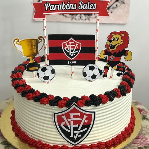 Bolo do Vitória: 50 Modelos do Time Para se Inspirar, Confira!