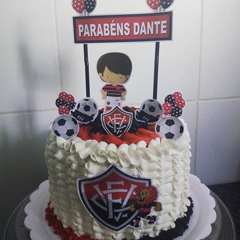 Bolo do Vitória: 50 Modelos do Time Para se Inspirar, Confira!