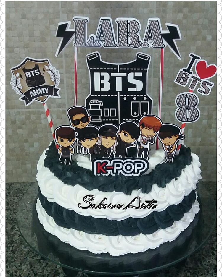 Bolo BTS: 80 opções especiais para a sua festa