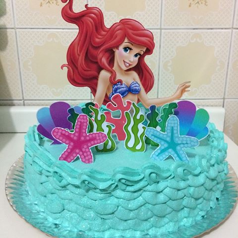 Bolo da Ariel: 90 modelos fantásticos para se inspirar!