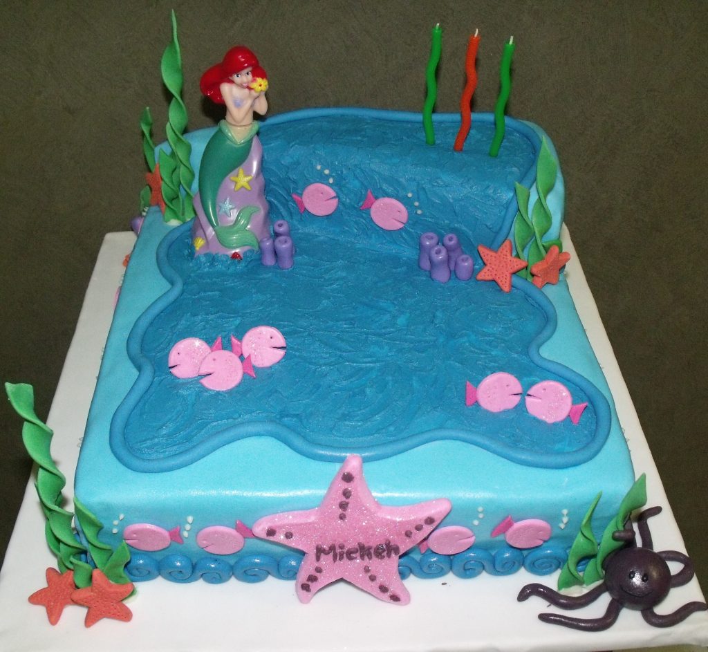 Bolo da Ariel: 90 modelos fantásticos para se inspirar!