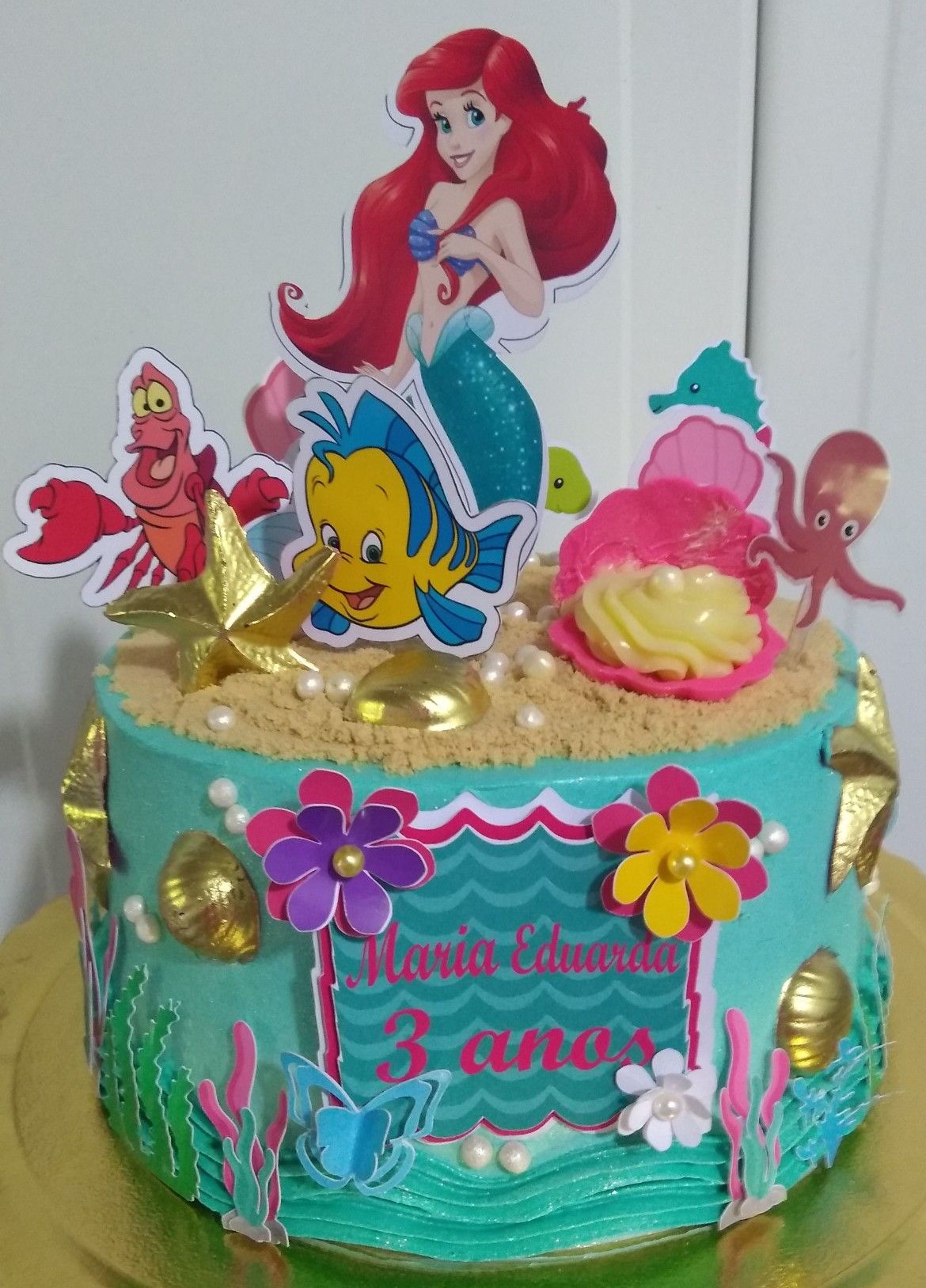 Bolo da Ariel: 90 modelos fantásticos para se inspirar!