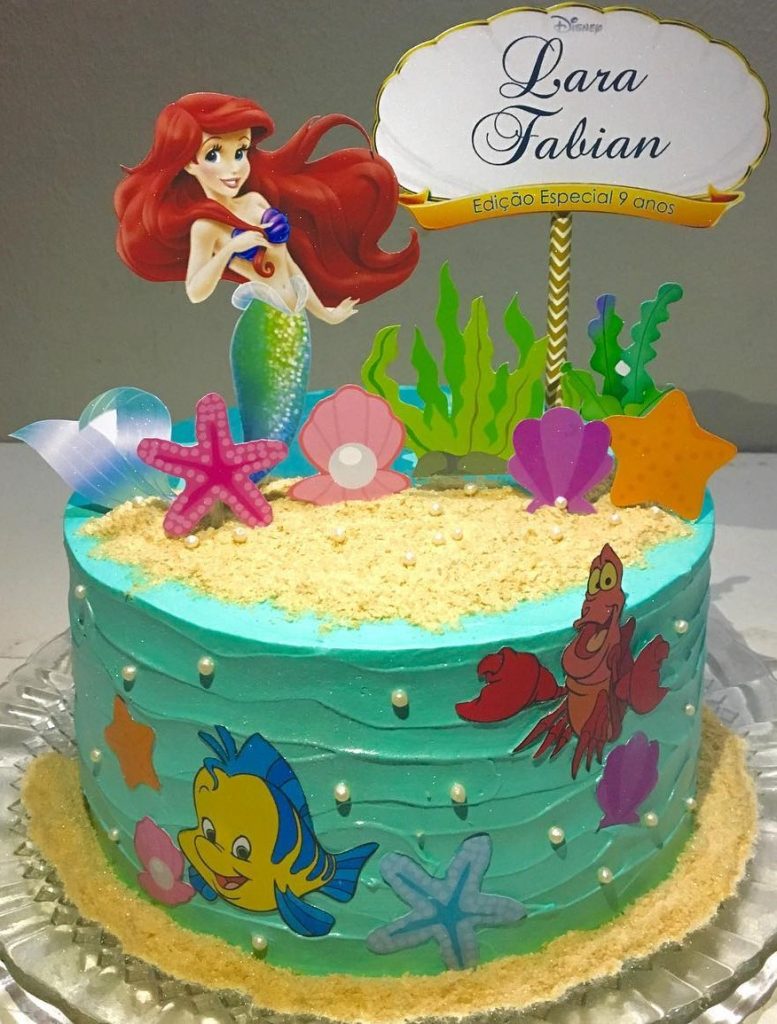 Bolo da Ariel: 90 modelos fantásticos para se inspirar!