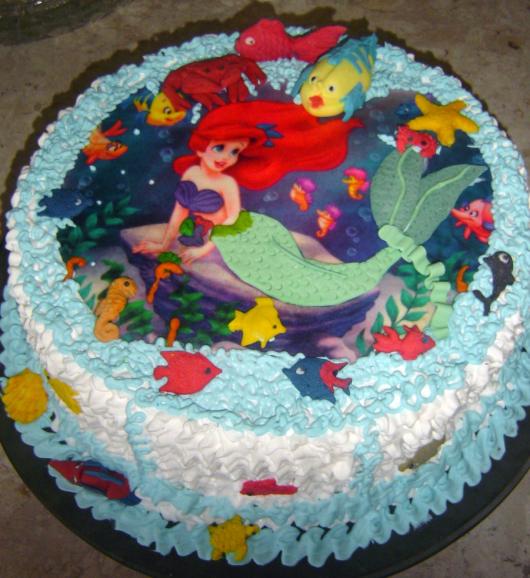 Bolo da Ariel: 90 modelos fantásticos para se inspirar!