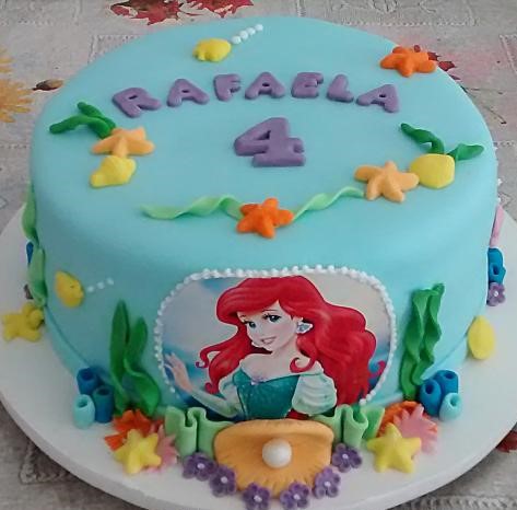 Bolo da Ariel: 90 modelos fantásticos para se inspirar!