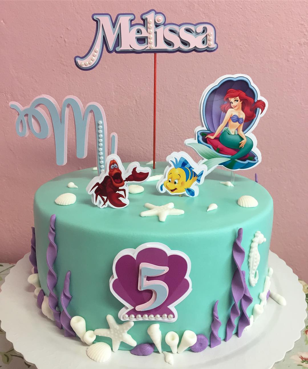 Bolo da Ariel: 90 modelos fantásticos para se inspirar!