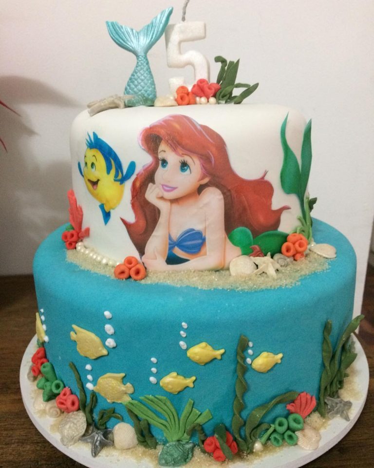 Bolo da Ariel: 90 modelos fantásticos para se inspirar!