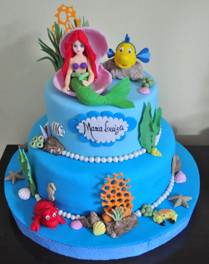 Bolo da Ariel: 90 modelos fantásticos para se inspirar!