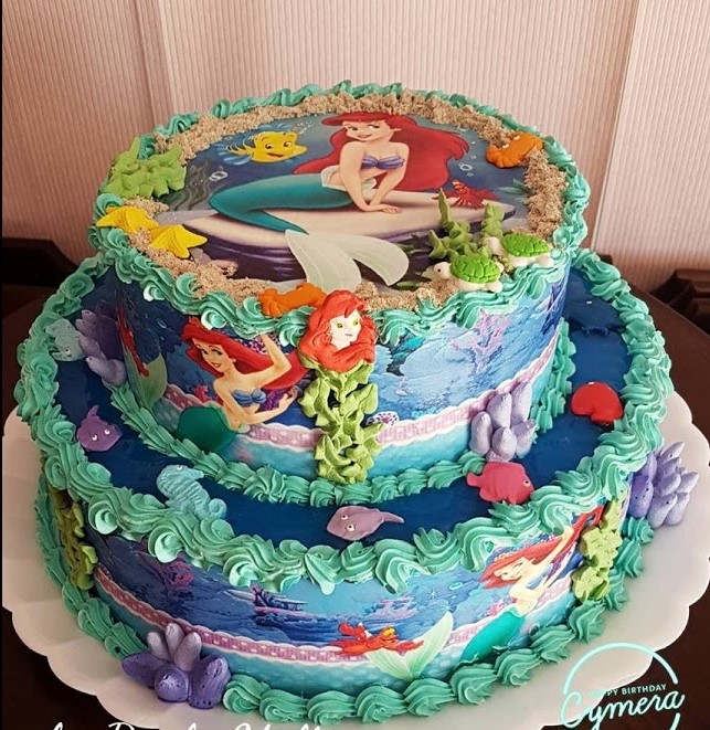 Bolo da Ariel: 90 modelos fantásticos para se inspirar!