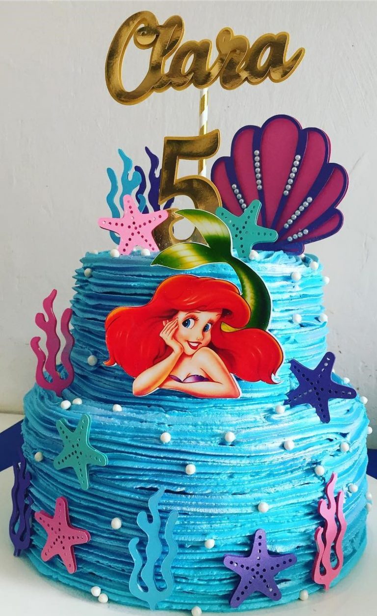 Bolo da Ariel: 90 modelos fantásticos para se inspirar!
