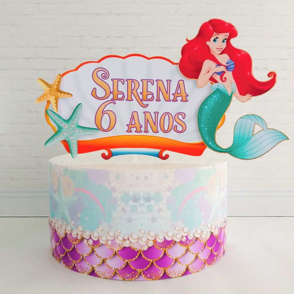 Bolo da Ariel: 90 modelos fantásticos para se inspirar!