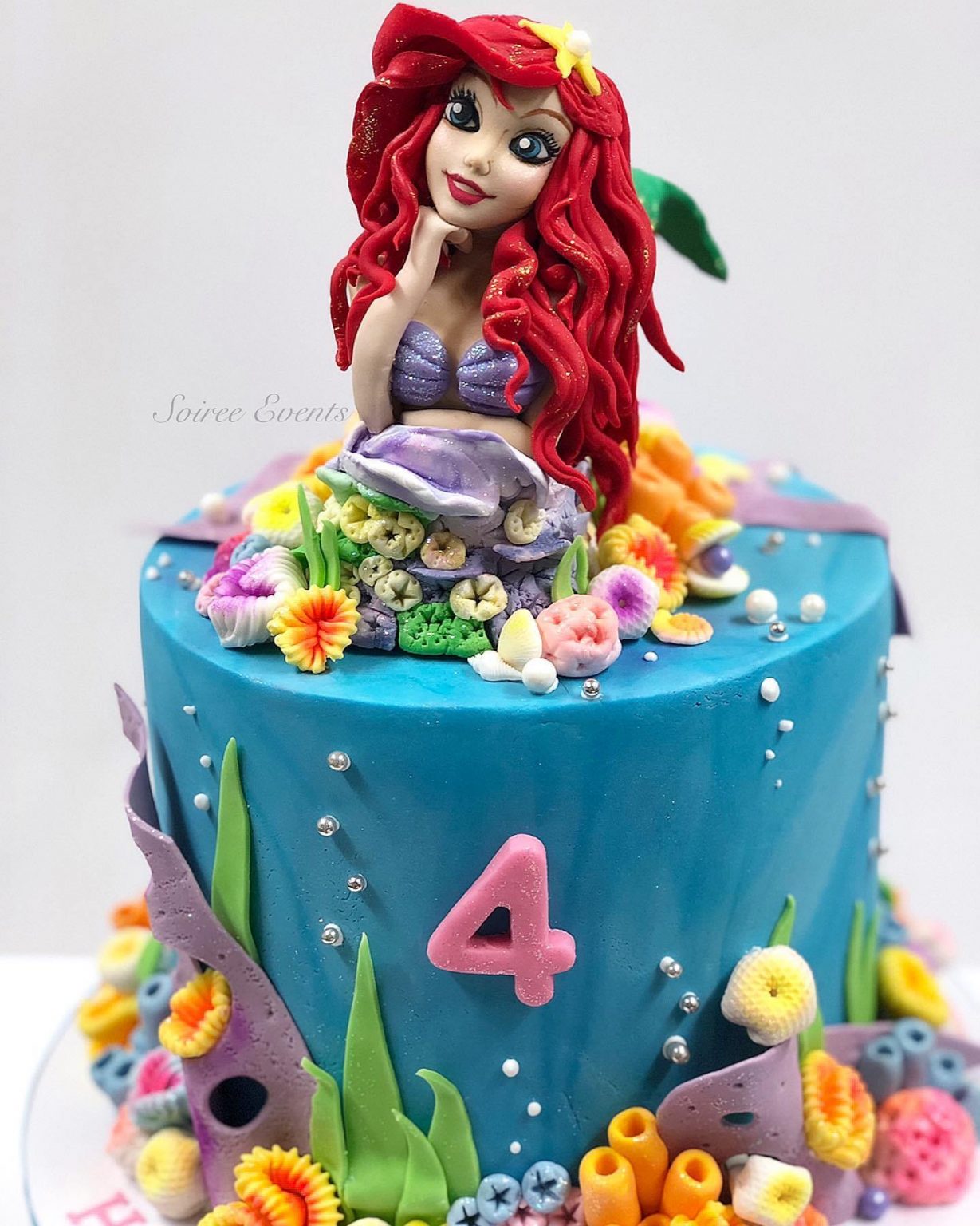 Bolo da Ariel: 90 modelos fantásticos para se inspirar!