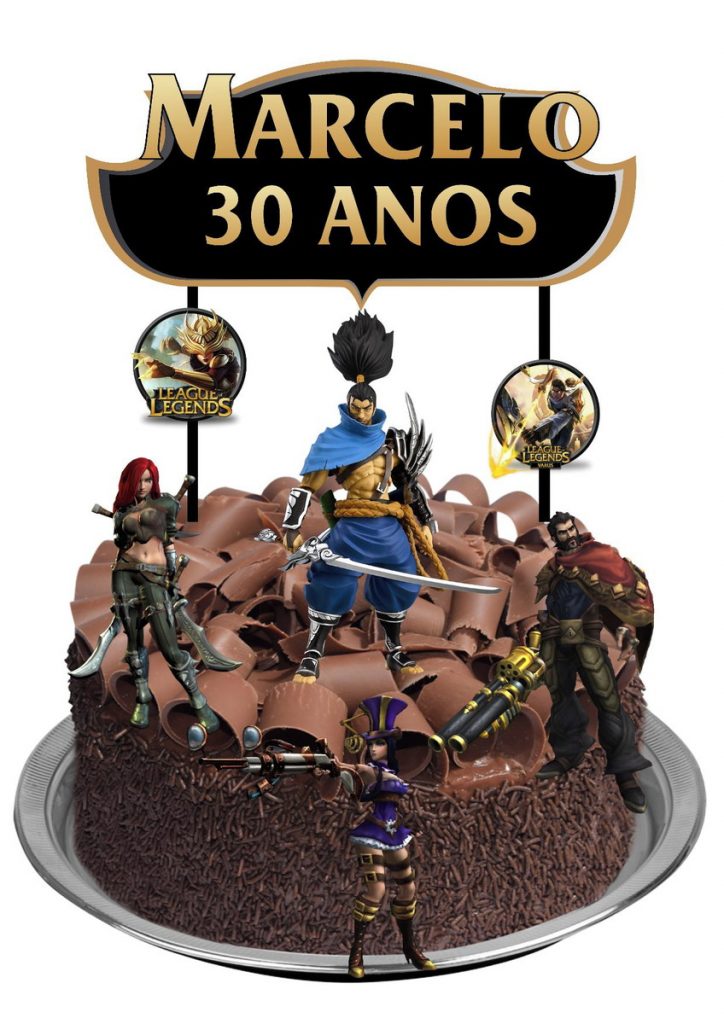 Bolo League Of Legends: 70 Inspirações Desnublantes!