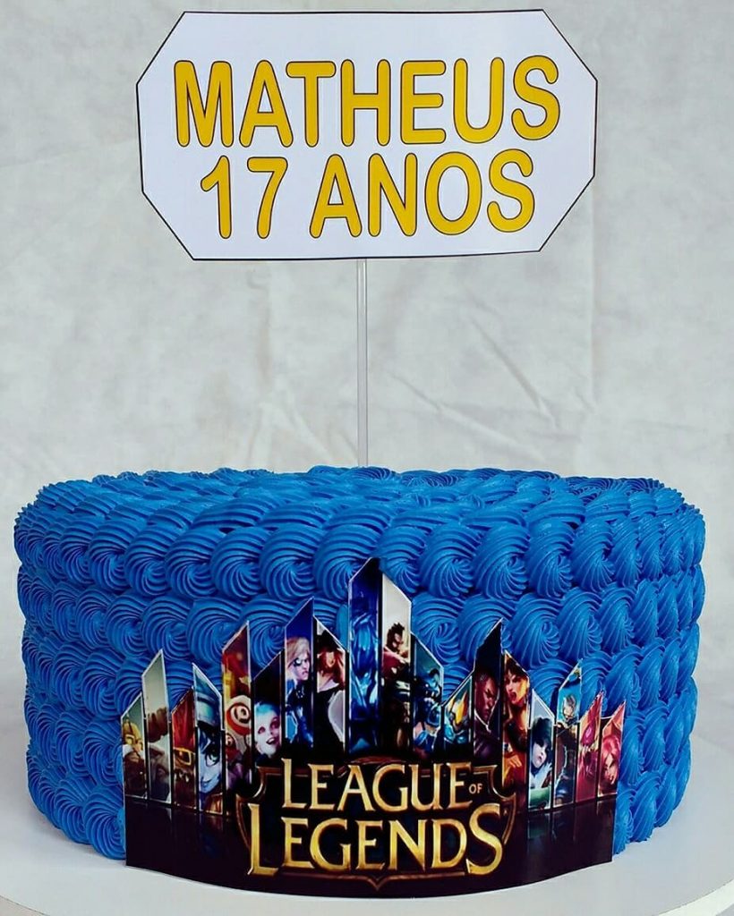 Bolo League Of Legends: 70 Inspirações Desnublantes!