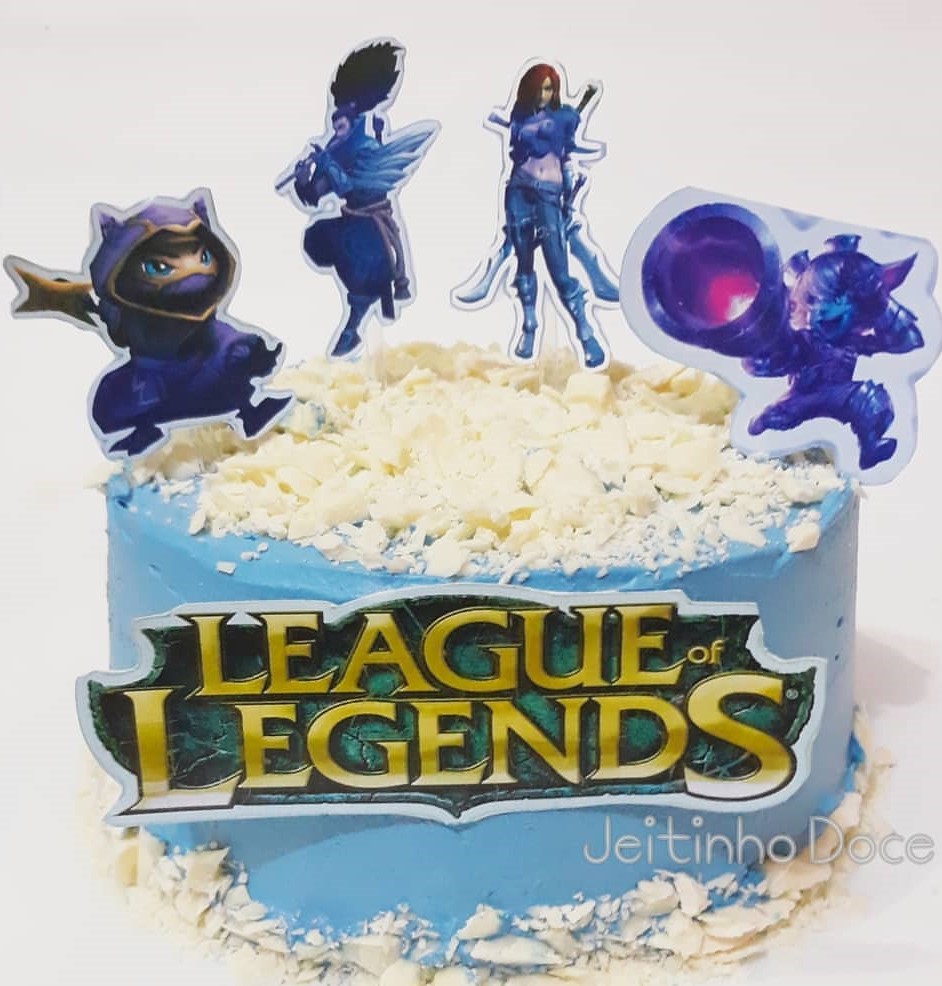 Bolo League Of Legends: 70 Inspirações Desnublantes!