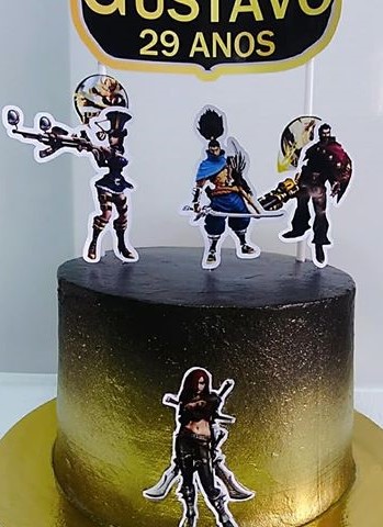 Bolo League Of Legends: 70 Inspirações Desnublantes!