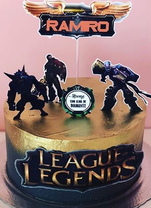 Bolo League Of Legends: 70 Inspirações Desnublantes!