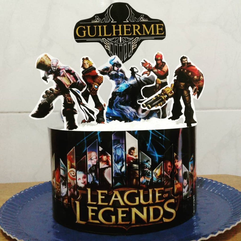 Bolo League Of Legends: 70 Inspirações Desnublantes!