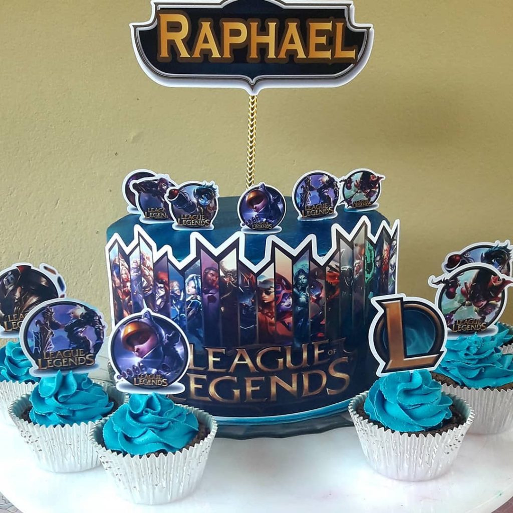 Bolo League Of Legends: 70 Inspirações Desnublantes!