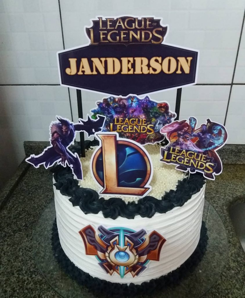 Bolo League Of Legends: 70 Inspirações Desnublantes!