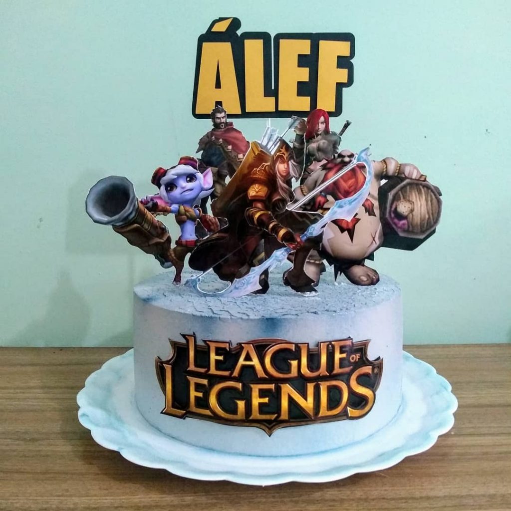 Bolo League Of Legends: 70 Inspirações Desnublantes!