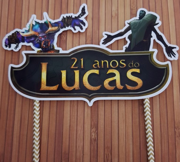 Bolo League Of Legends: 70 Inspirações Desnublantes!