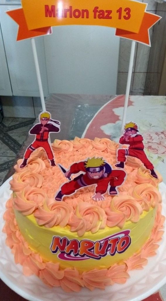 Bolo Naruto: 60 modelos divertidos para a sua festa