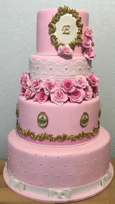 Bolo Rosa: 50 Glamourosos Modelos, Confira!