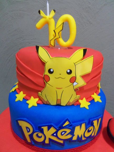 Bolo Pikachu: 60 Modelos lindos para você se Inspirar