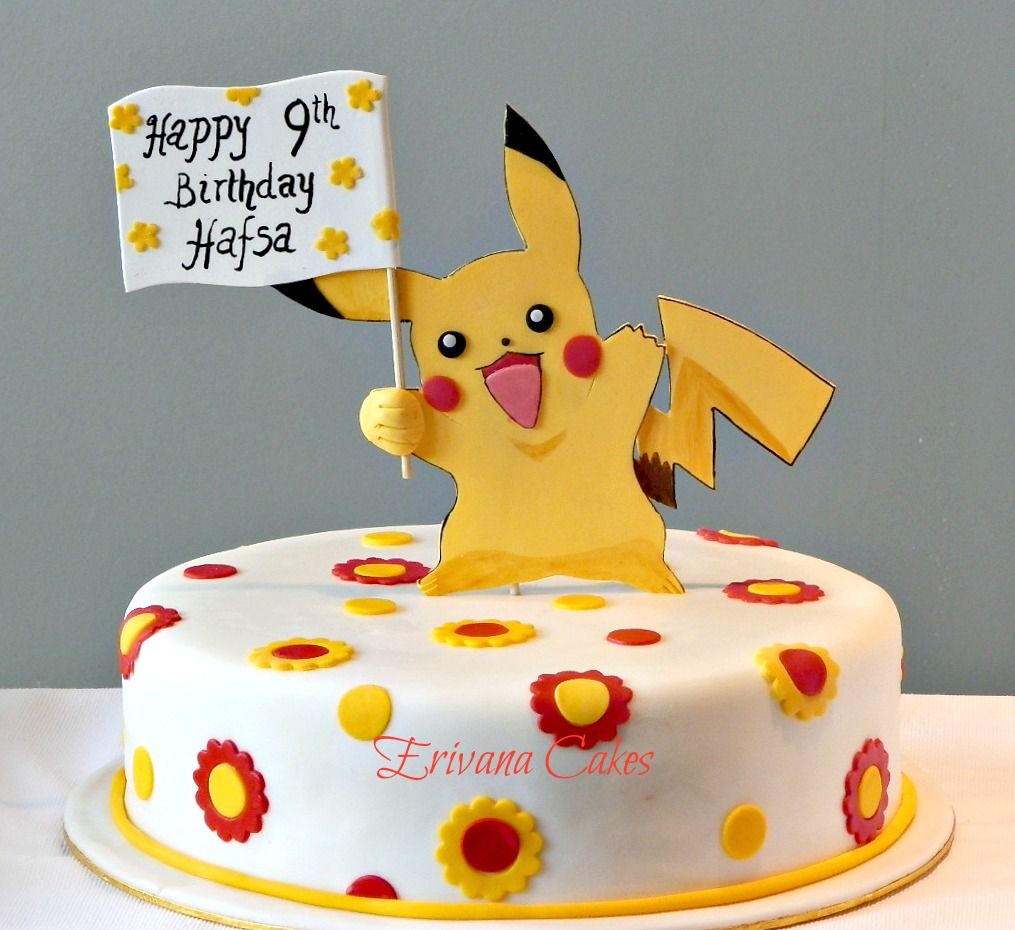 Bolo Pikachu: 60 Modelos lindos para você se Inspirar