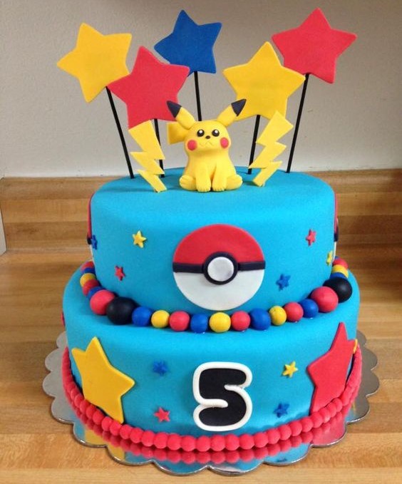 Bolo Pikachu: 60 Modelos lindos para você se Inspirar