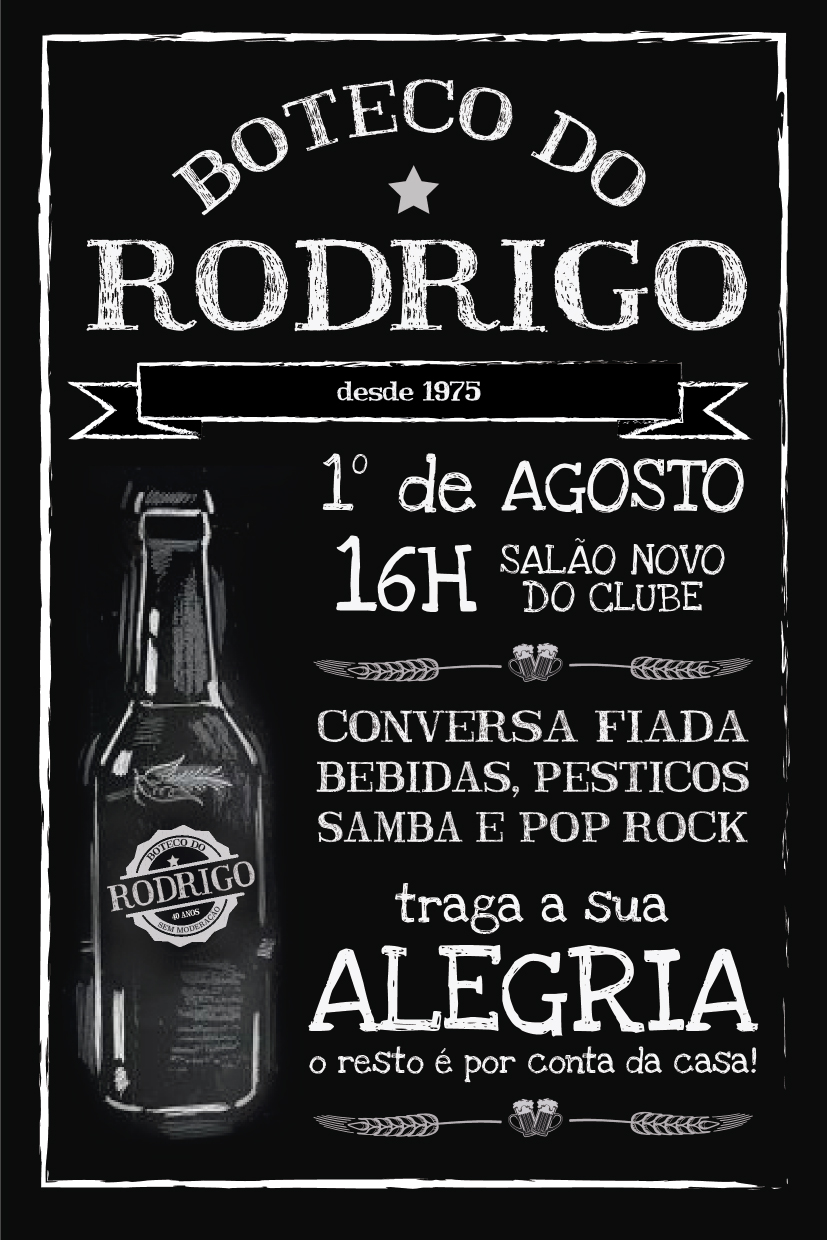 Convite Boteco: 60 modelos para você se inspirar!