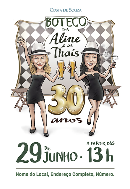 Convite Boteco: 60 modelos para você se inspirar!