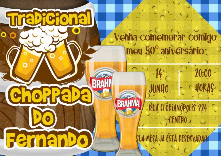 Convite Boteco: 60 modelos para você se inspirar!