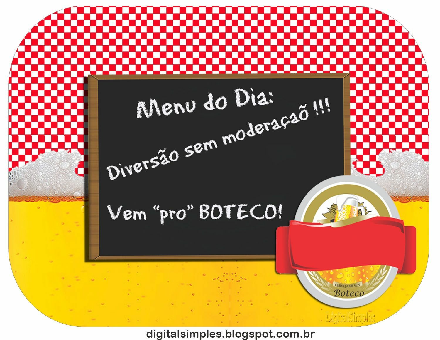 Convite Boteco: 60 modelos para você se inspirar!