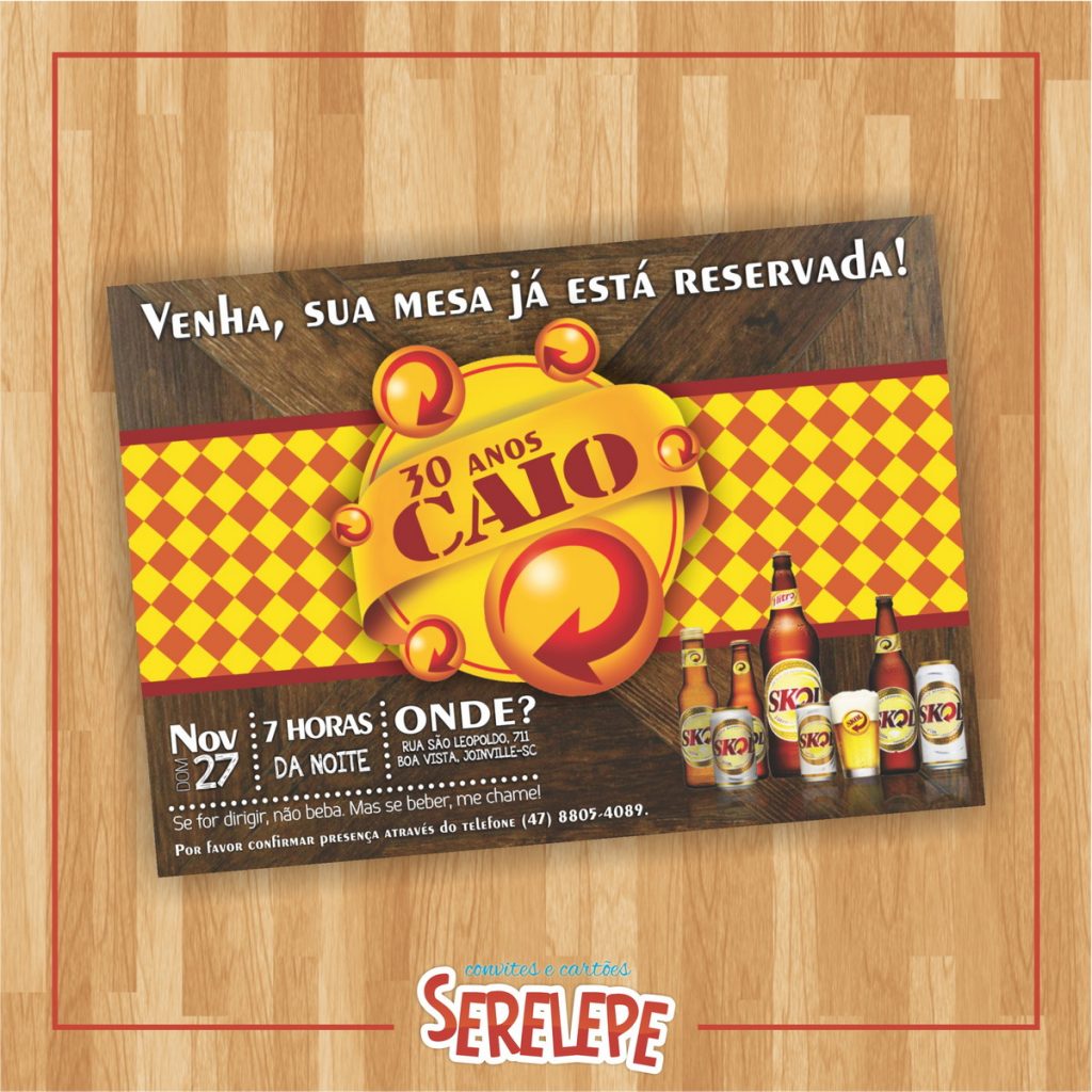 Convite Boteco: 60 modelos para você se inspirar!
